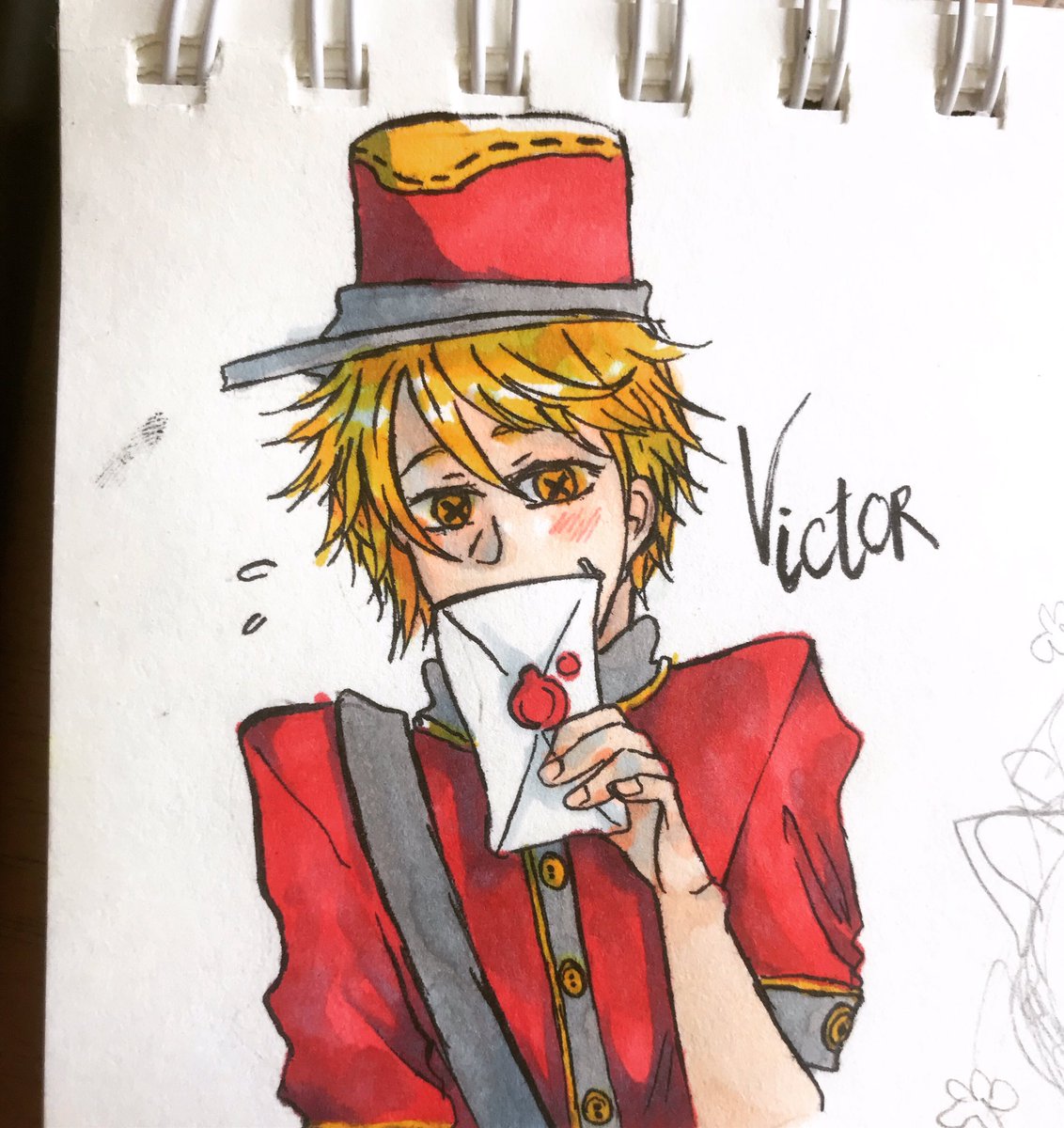 「Doods Victor Grantz from Identity V -- #doodle #fanart #id」Mie 🪴の漫画