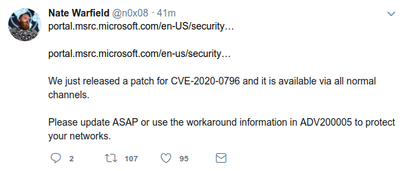 MalwareHunterTeam on Twitter: ""Update ASAP or use the workaround" https://t.co/D7roTKt2zK ...