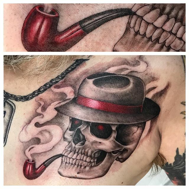 Mobster Skull Tattoos