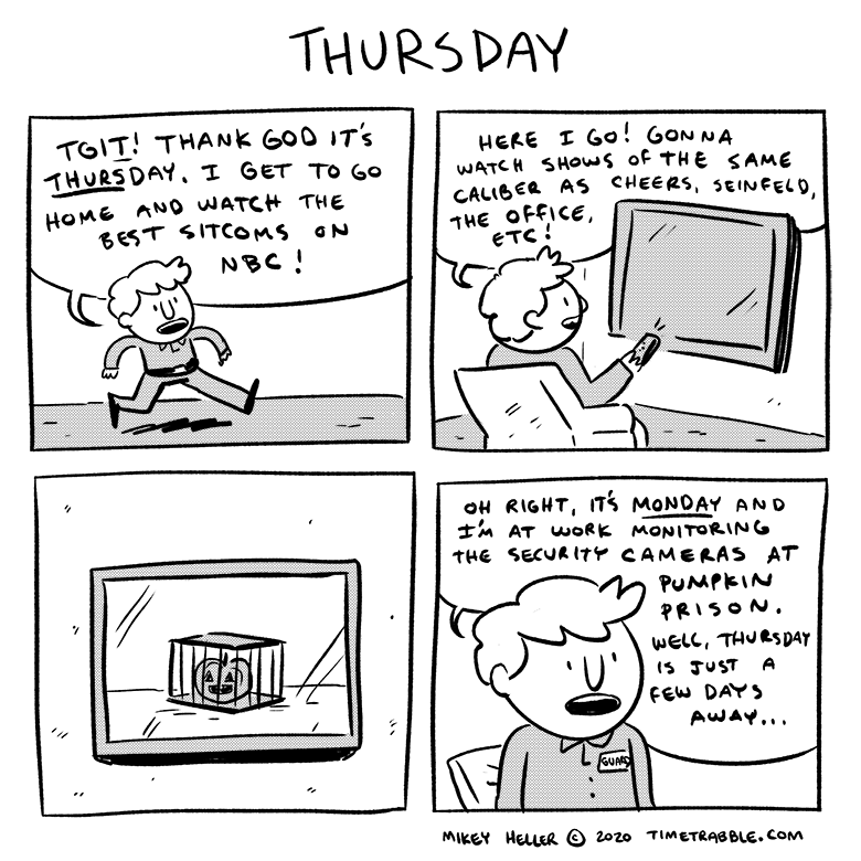 「i drew a comic about the tip of the day 」Mikey Hellerの漫画