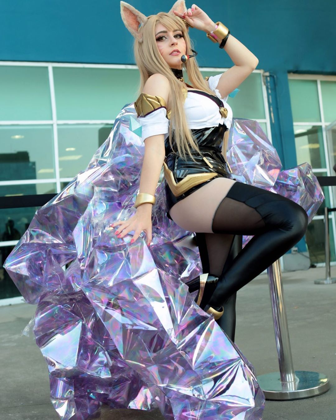 Ligue Des Légendes Popstar Ahri Cosplay