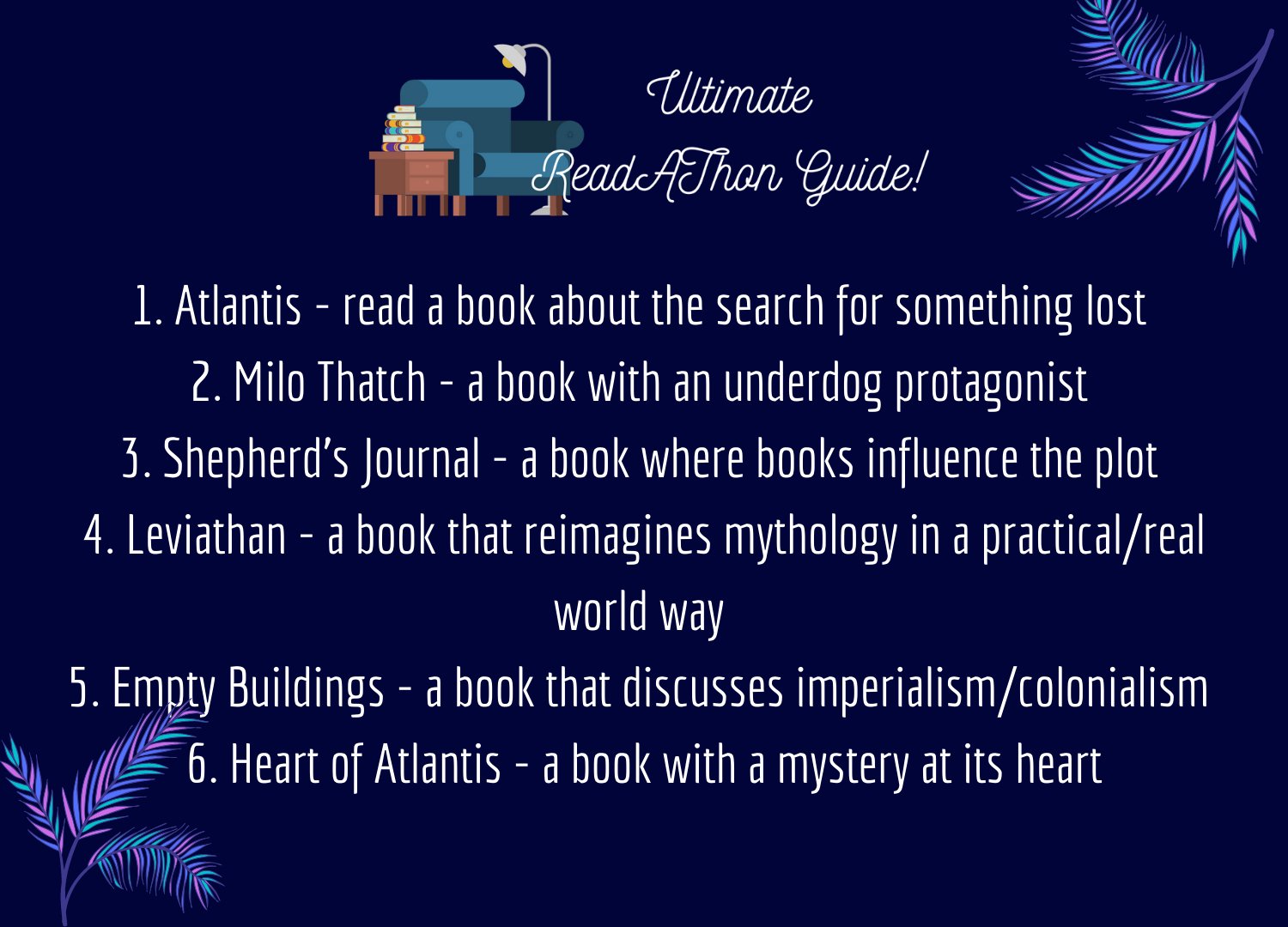 Ultimate ReadAThon Guide on Twitter: "VaultAThon - Atlantis: The Lost ...