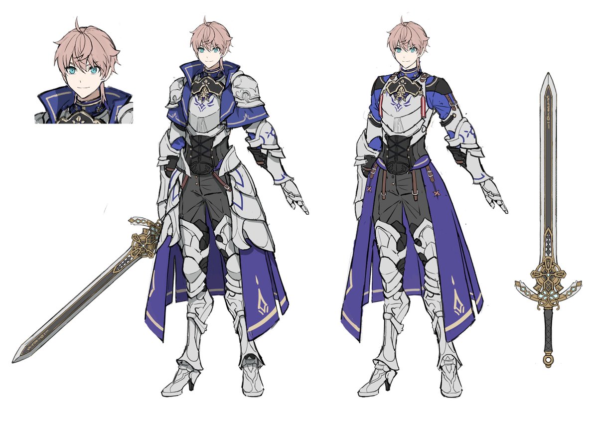 [OC/original character] Alltur 창은(蒼銀)/아트트리 강의중 @garlic_da