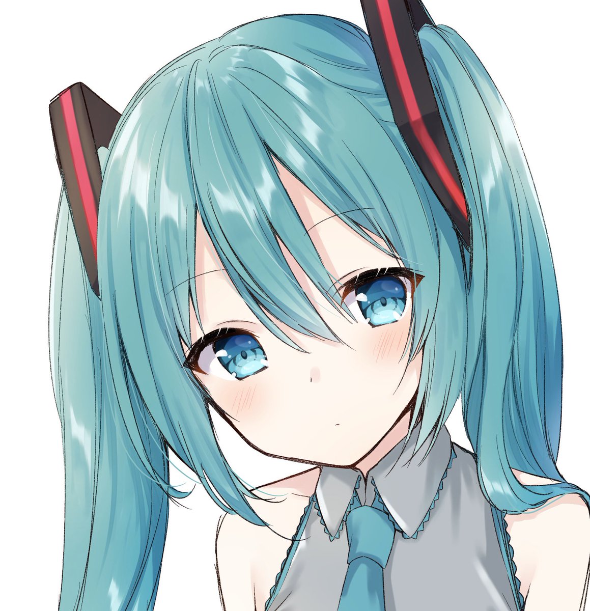 初音ミク 「なんかミクさん描きたくなってらくがきしてた 」|柏 もちこ🍣5th day2のイラスト