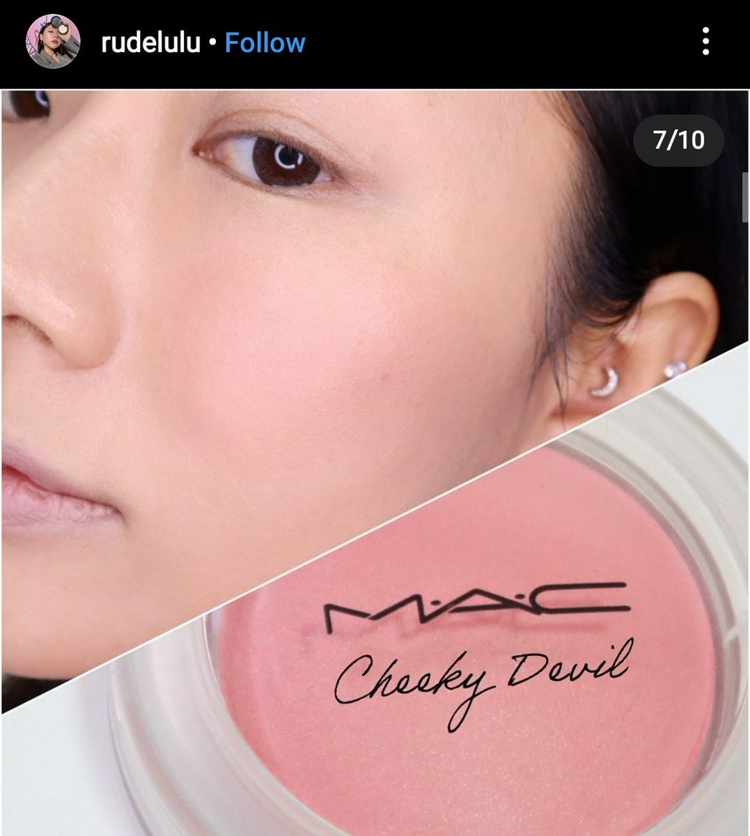 Mac Devil Blush Swatch