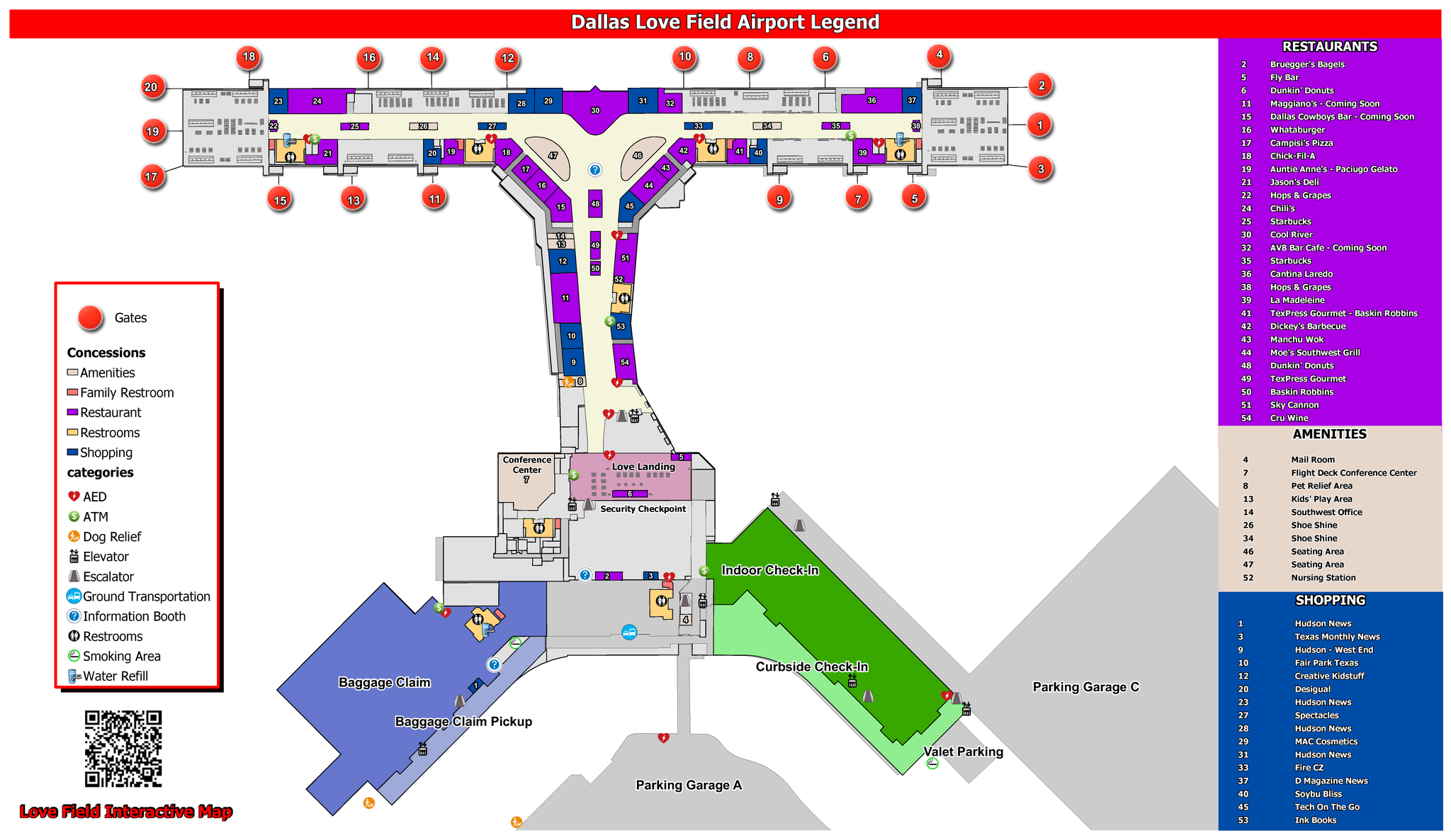 Dallas Love Field Layout