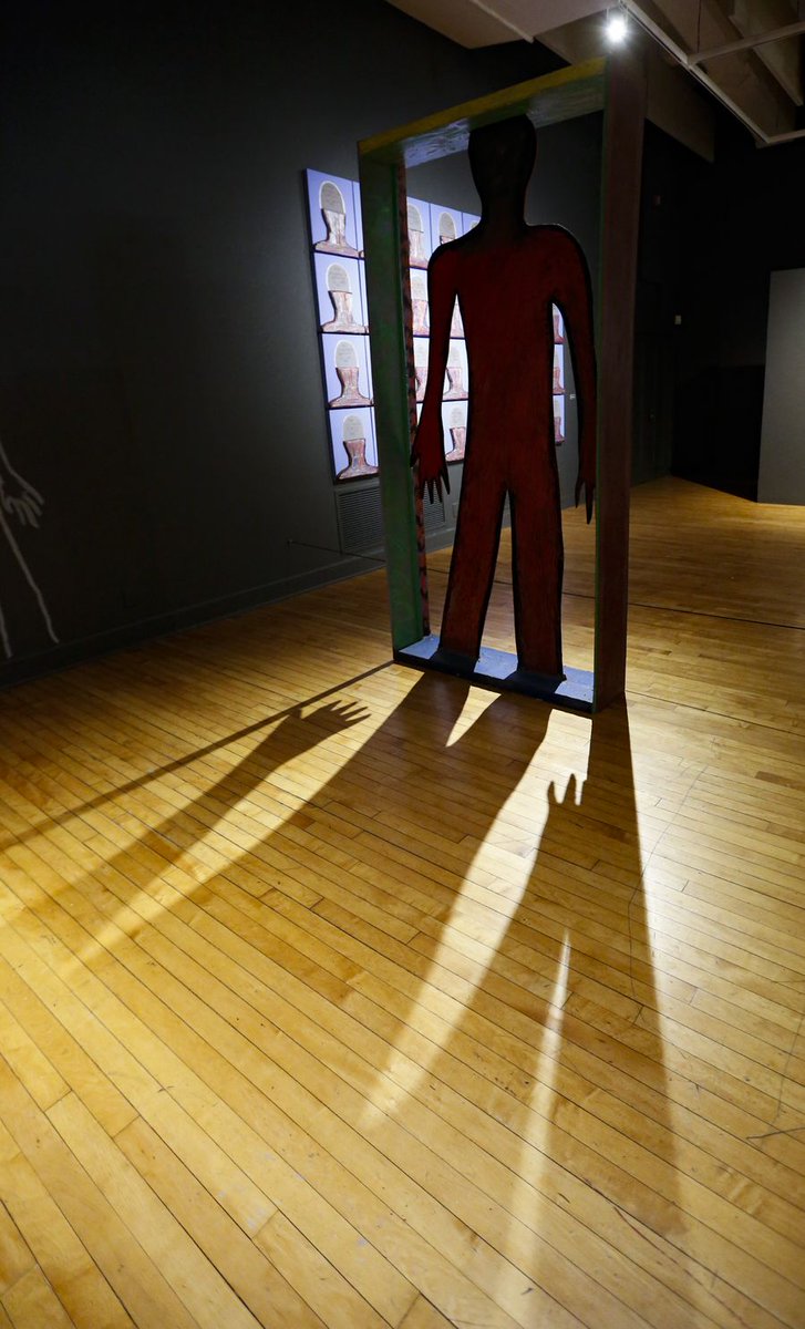 "Mother Wit," an exhibition created by U.S. artist Sandra Rowe, showing ...