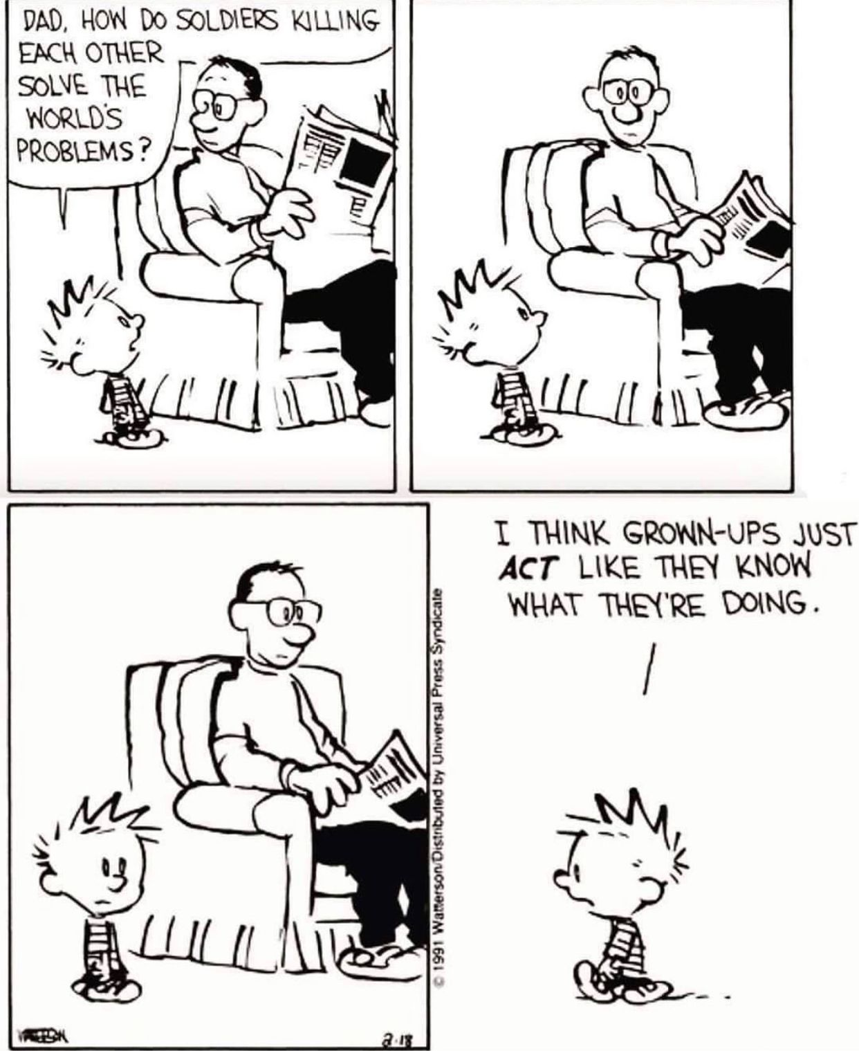 Calvin From Calvin And Hobbes Grown Up