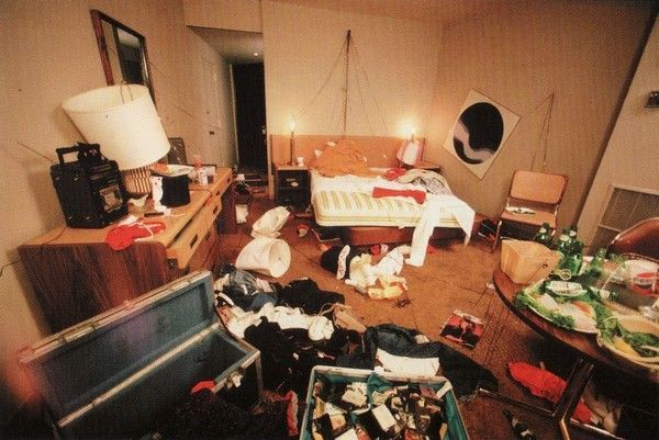 Trashed Hotel Room
