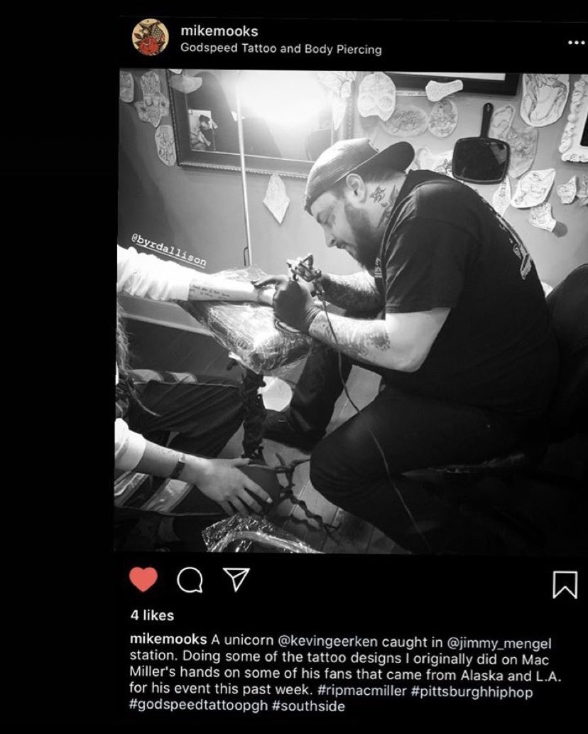 Mac Miller Back Tattoo