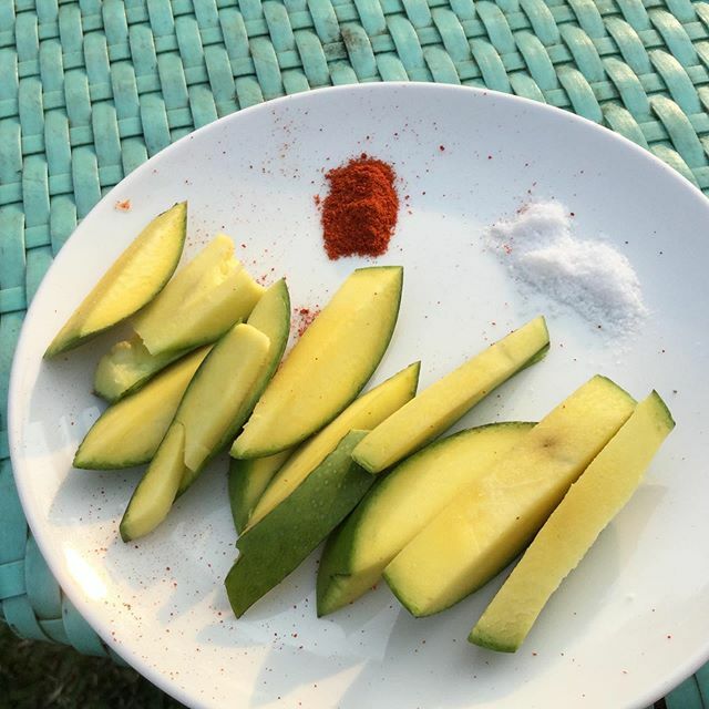 Green Mango With Salt