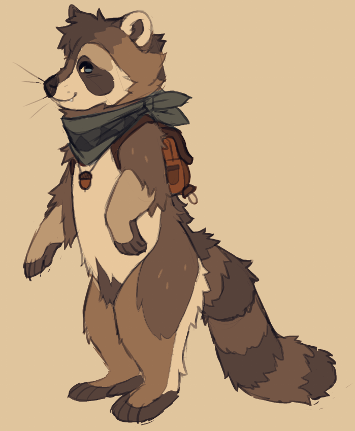 Anthropomorphic Raccoon