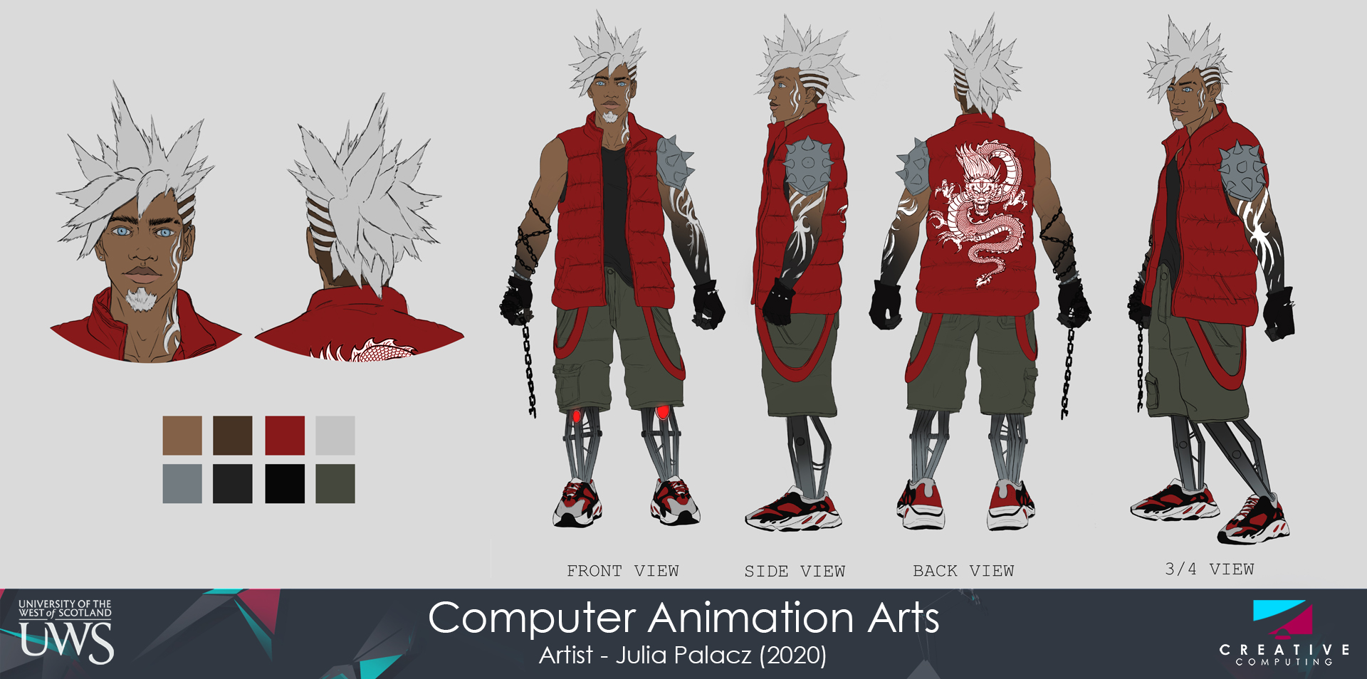 Character Concept Side View