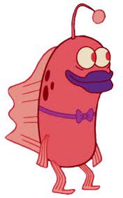 Spongebob Fish Characters Pink Lady