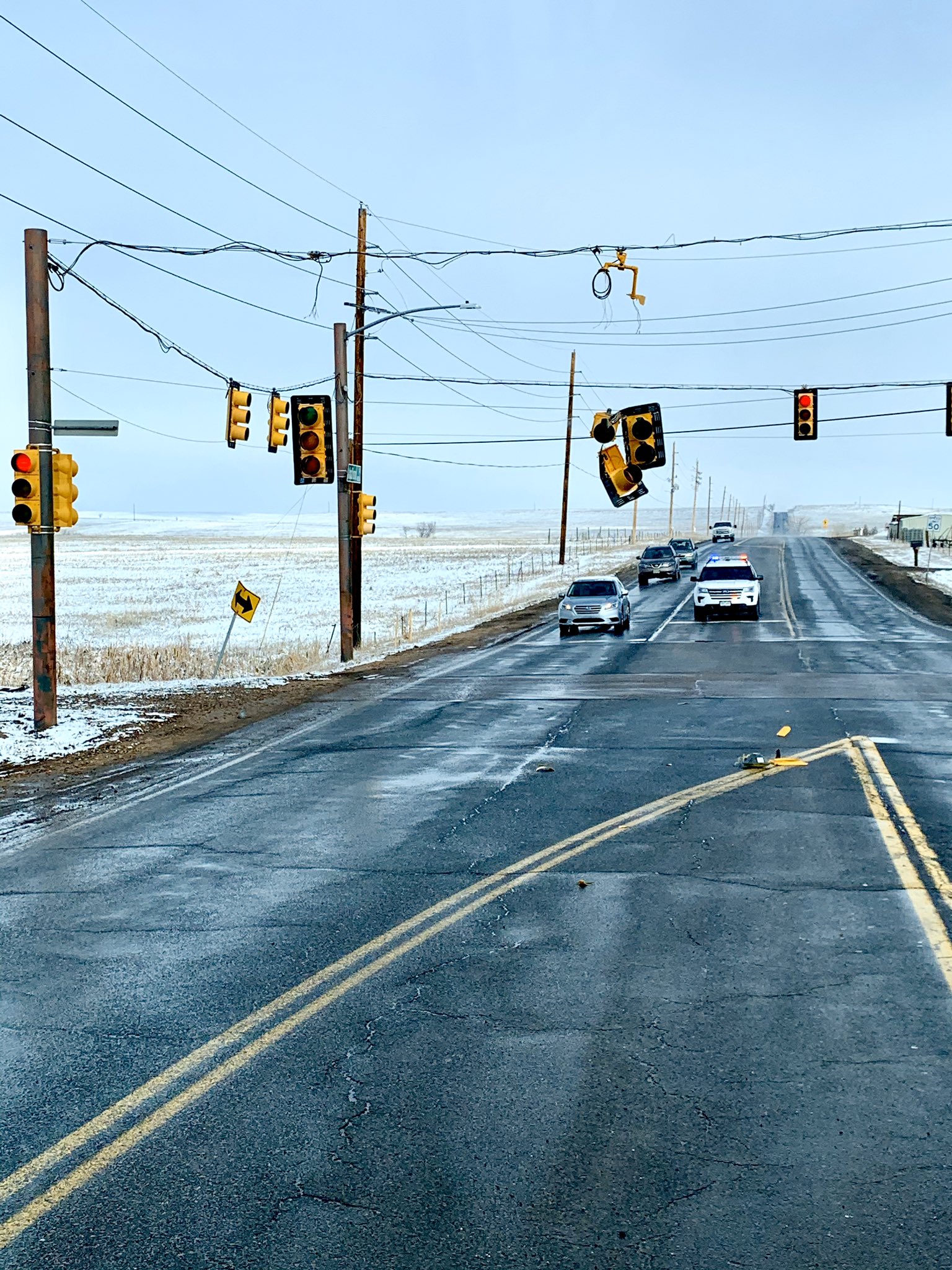 Hanging Traffic Light