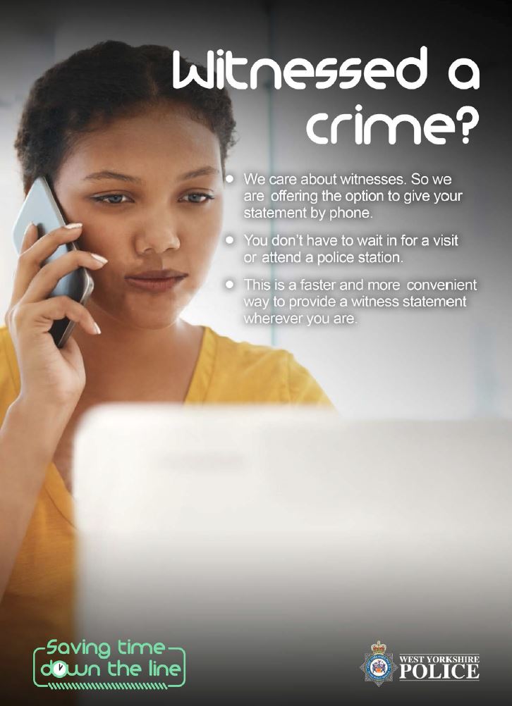 West Yorkshire Police On Twitter Have You Witnessed A Crime Were