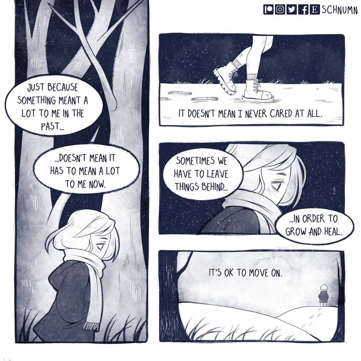 「Most of my comics are kind of cutesy but I enjoy working in 」Bex ...