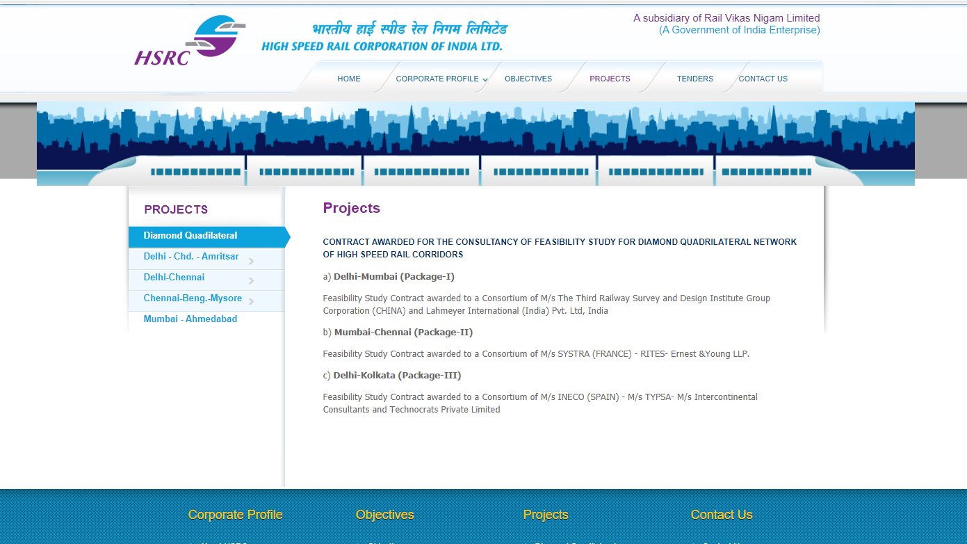 Chandrashekhar Dhage on Twitter: "why there are two corporations for high speed railway. https ...