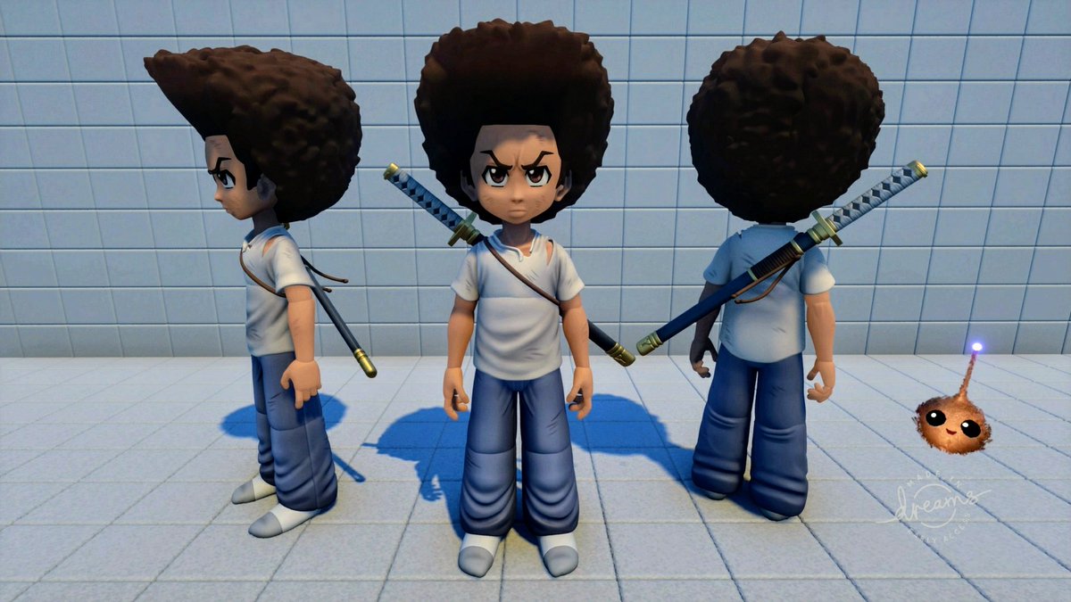 The Boondocks Huey And Riley Fight