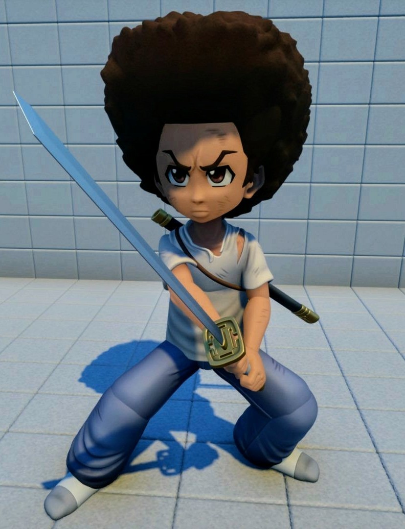 Huey And Riley Freeman Fighting