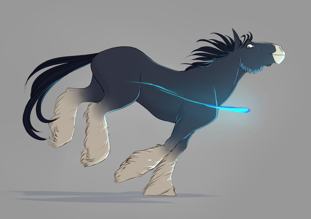 Angus Horse Brave