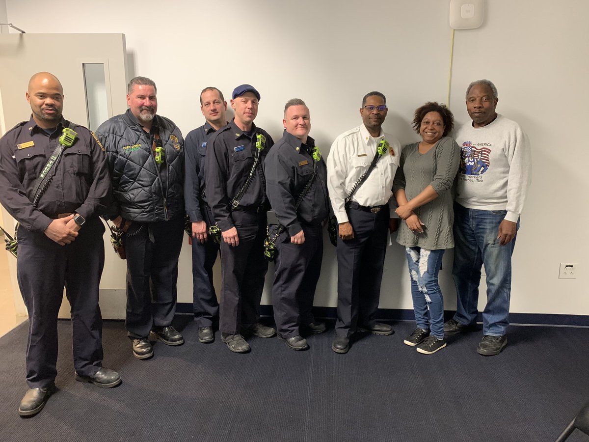 Battalion Fire Chief Brian Alston and the crew from Truck 11 were ...