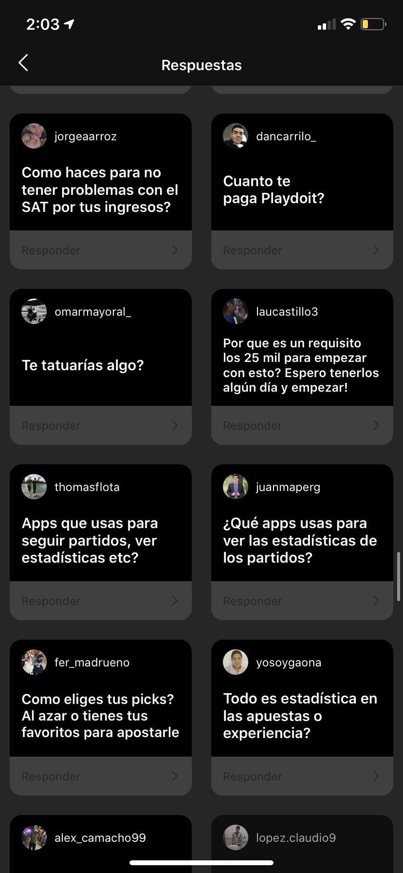 Contestar Preguntas