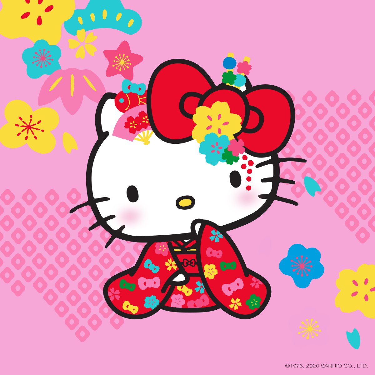 Hello Kitty Kimono Wallpaper