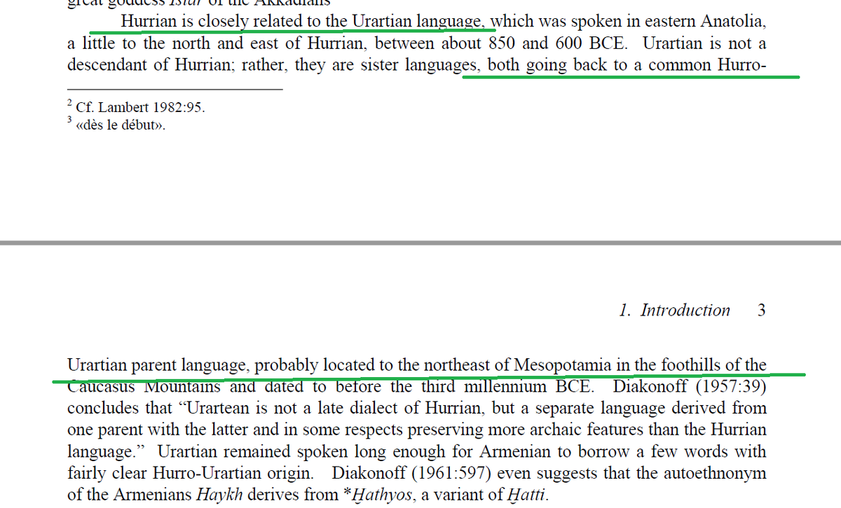 Nonsense! Irrespective of whether you see Hurrian as an "array of ...