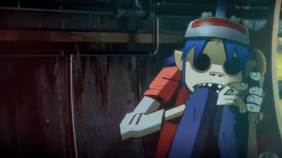 Praia De Plastico Gorillaz 2d