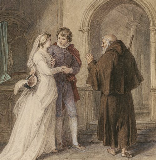 Friar Lawrence Marrying Romeo And Juliet