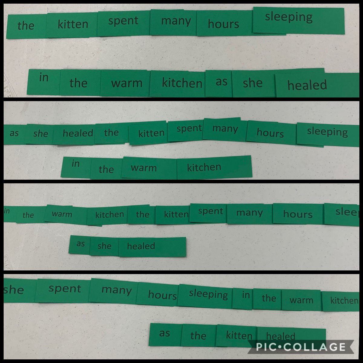DeNeesha Phillips on Twitter: "Sentence Anagrams - same words but different sentences! Does the ...