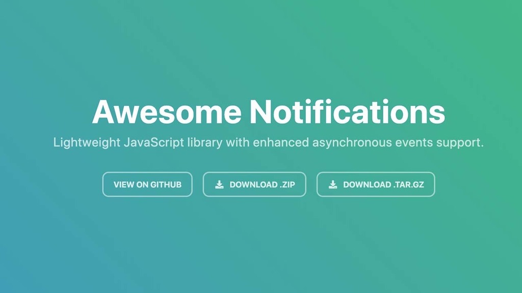 Vuejs On Twitter A Vuejs Version Of Awesome Notifications Library ☞ A6oue9posr