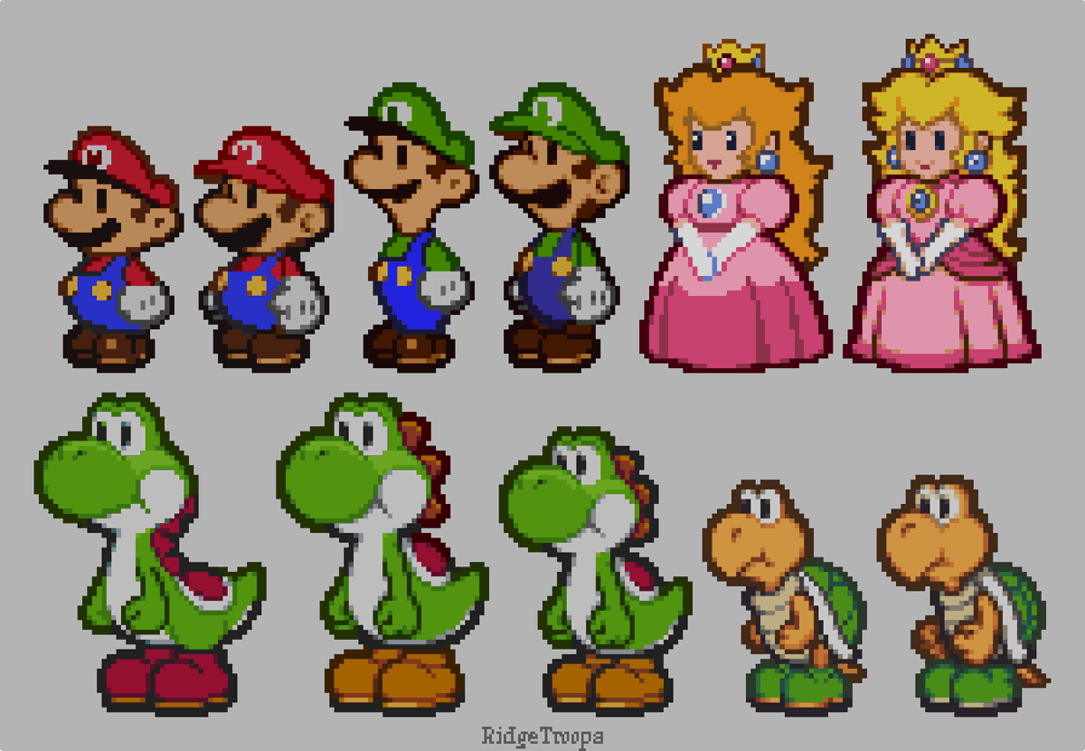 Paper Luigi Standing