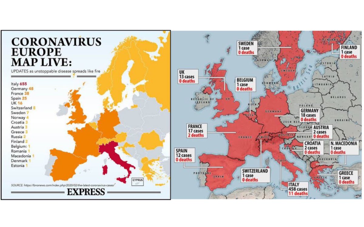 Corona Virus Europe Map – Site Title
