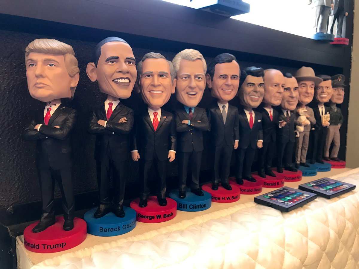 Impressive presidential bobblehead collection. PrimaryDay MApoli ...