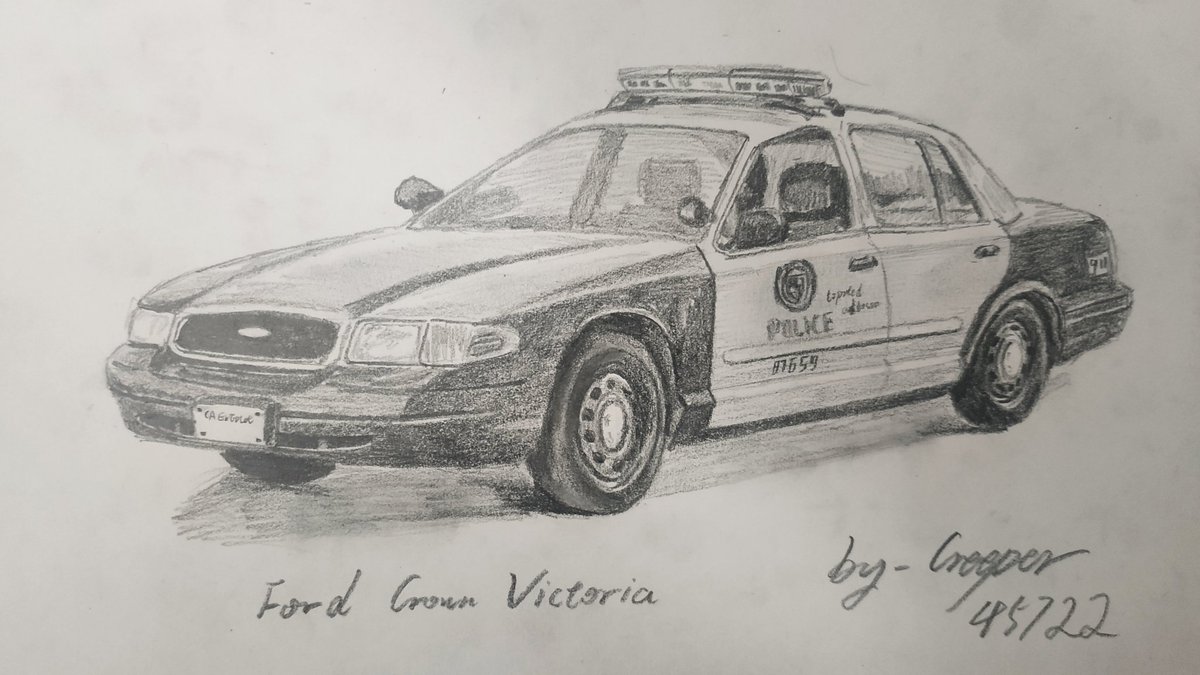 Crown Vic Drawing