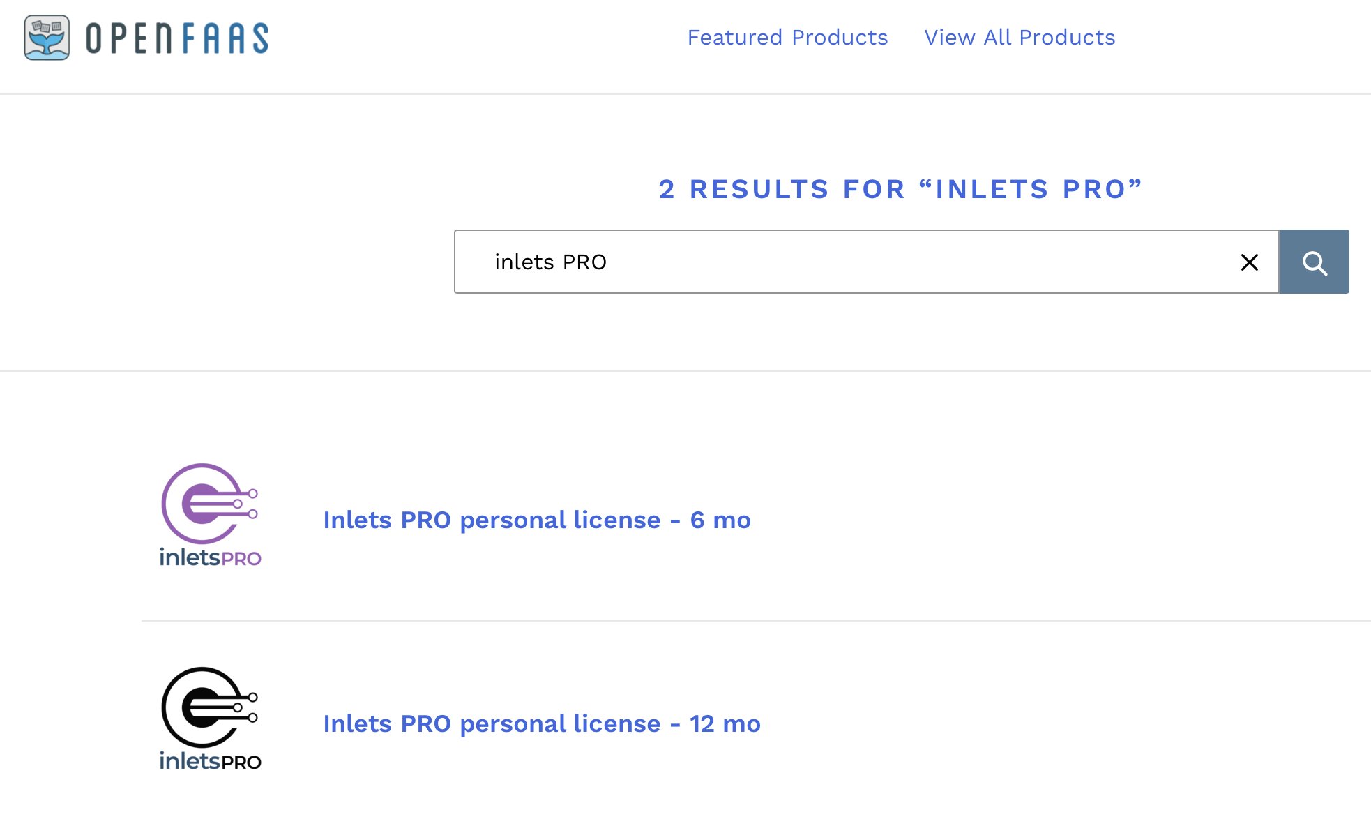 inlets on Twitter: "Order an inlets PRO license for personal use today in the OpenFaaS Ltd store ...