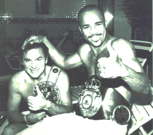 London Boxing History on Twitter: "Lloyd Honeyghan and his trainer - Former British ...