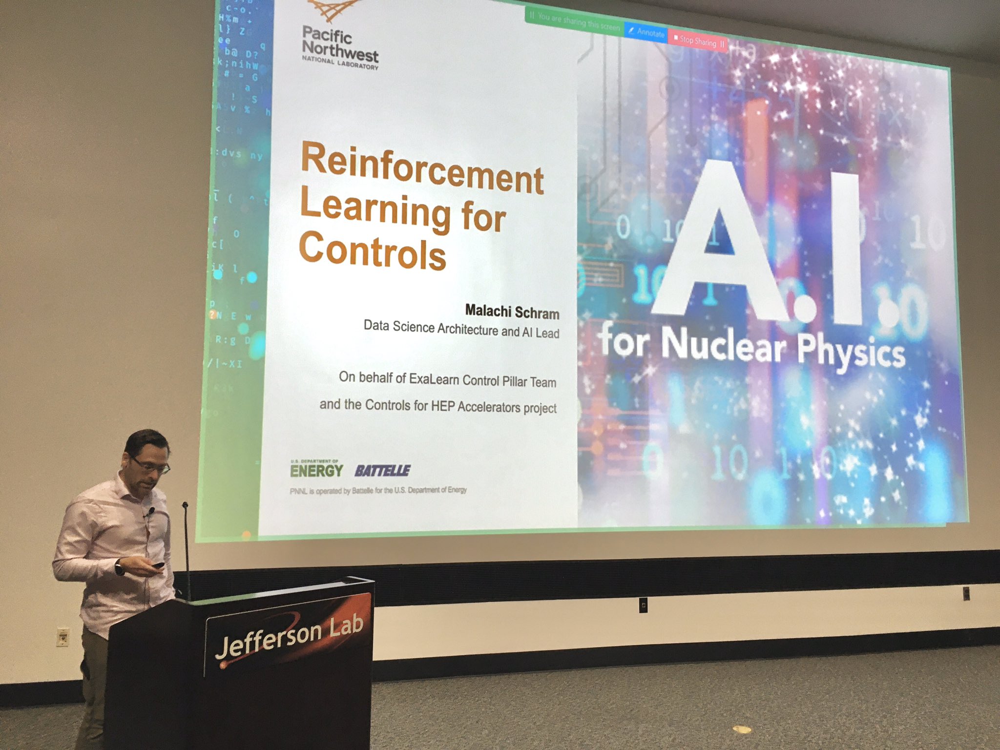 Chris Tennant on Twitter: "Excellent talk from Malachi Schram at @JLab_News “AI for Nuclear ...