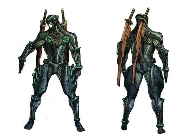 Cyborg Ninja Concept Art
