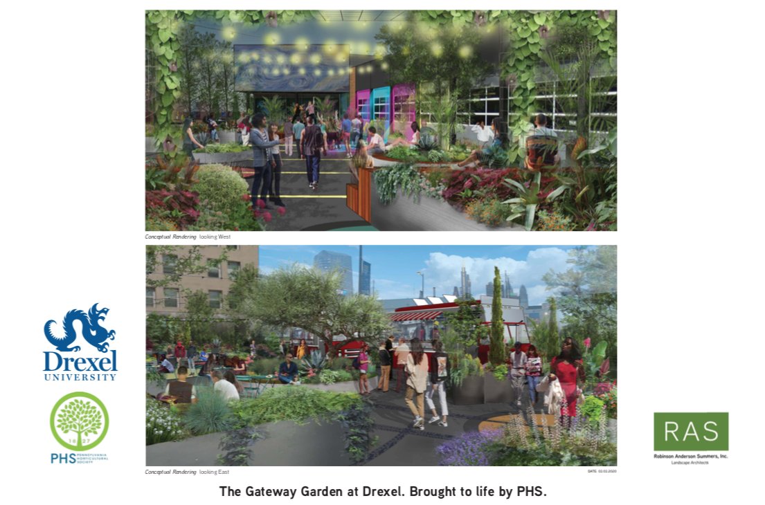 Urban Community Garden Rendering