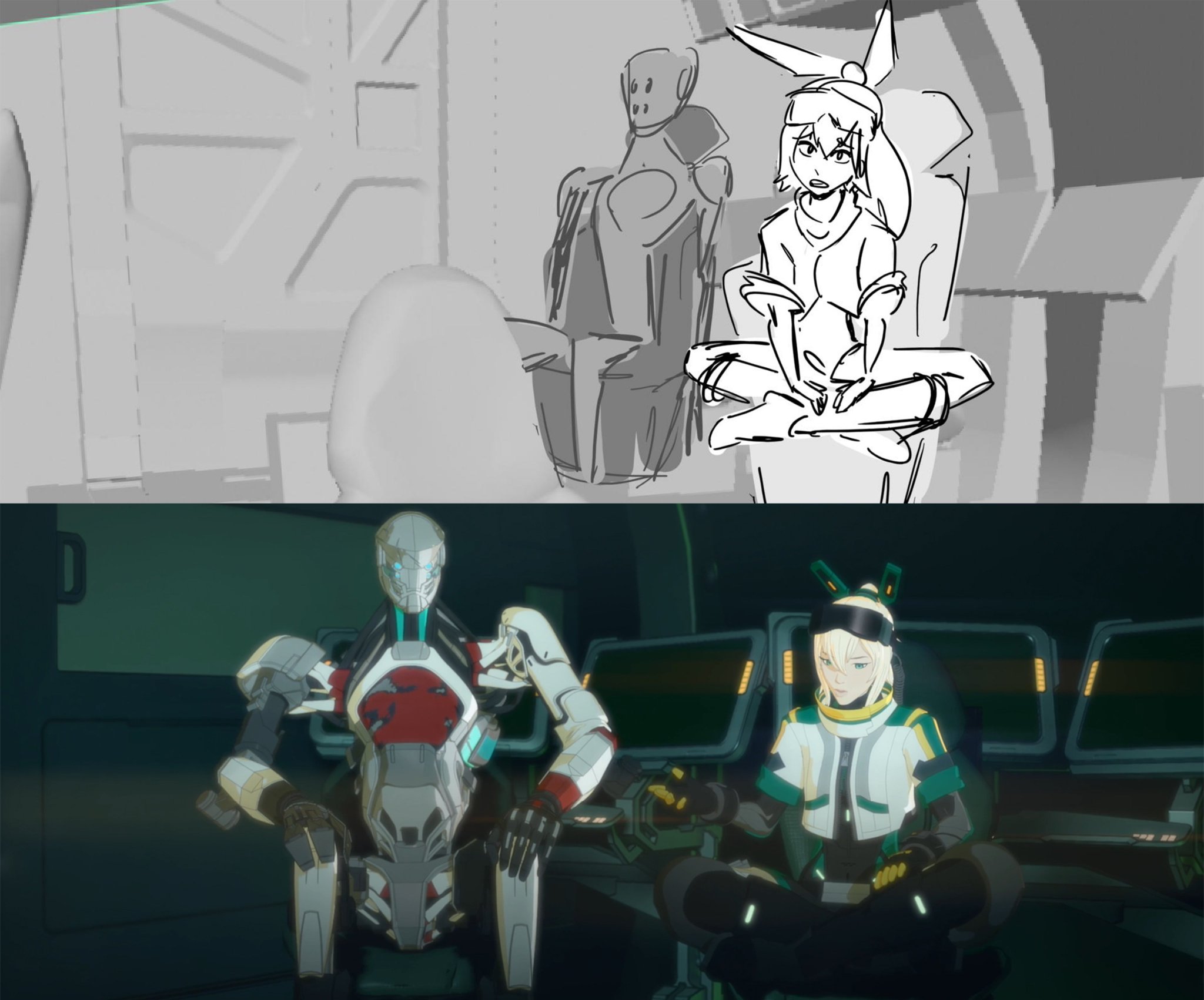 Freddy Ulate on Twitter: "More #genlock storyboards #storyboards #animation #roosterteeth https ...