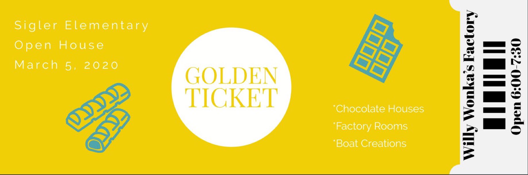 Willy Wonka And The Chocolate Factory Golden Ticket Template