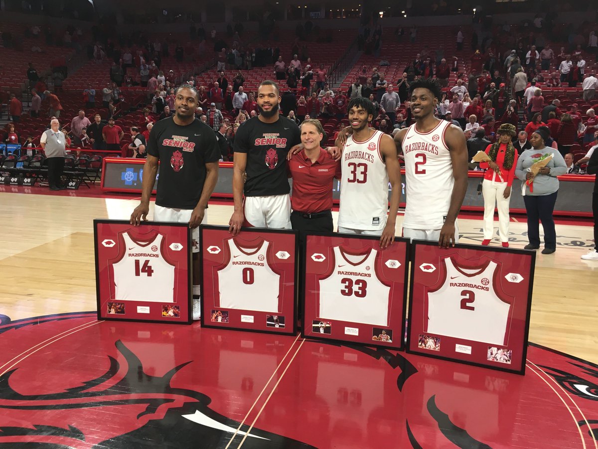 Congrats to these senior Razorbacks for beating LSU tonight! ?? 14 ...