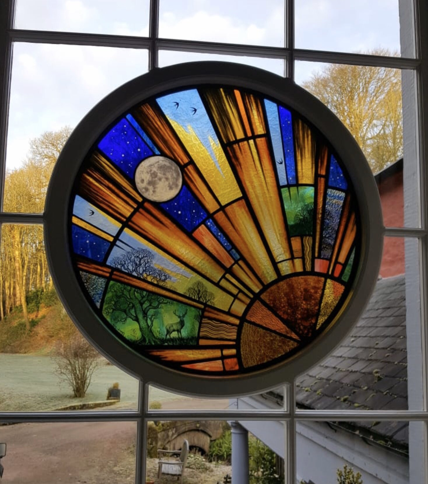 Sunburst Stained Glass Patterns