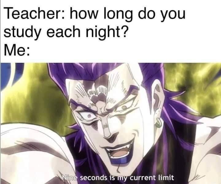 I Want You To Study Meme