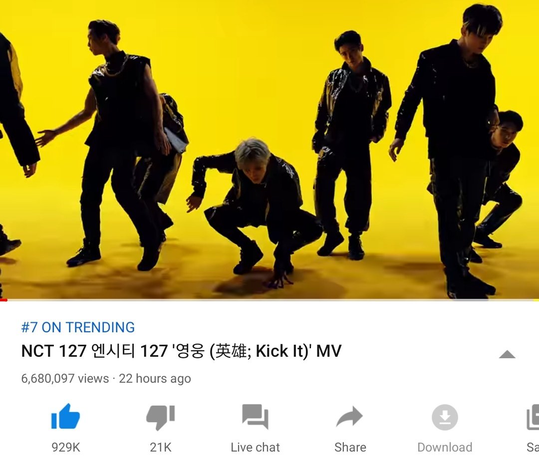 SM_NCT on Twitter: "[!!!] NCT 127 - Kick It MV Youtube Views and Likes March 5 - 7:00PM KST • 5 ...