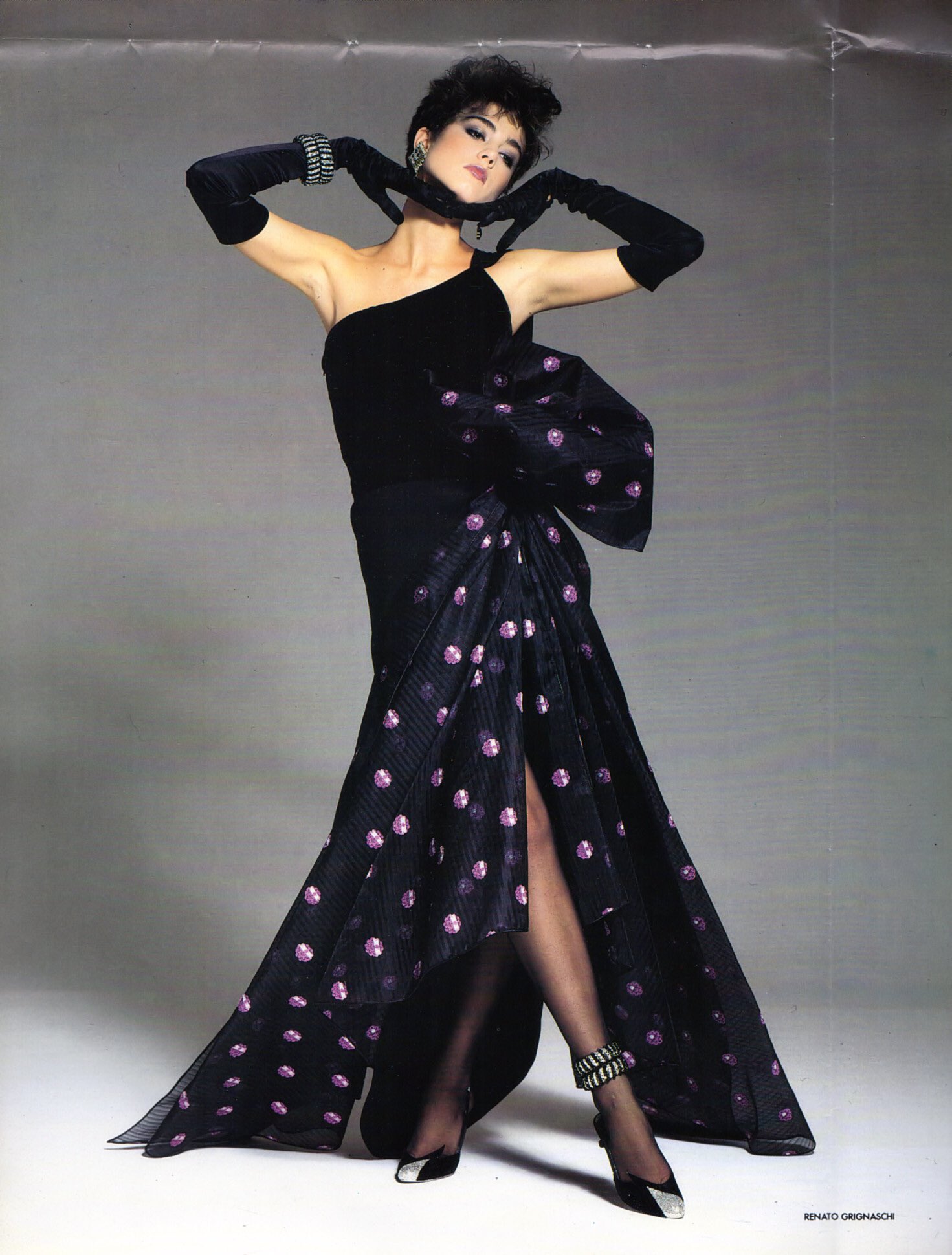 Nathan on Twitter: "joan severance, julie wolfe and renee simonsen for valentino f/w 1983 ...