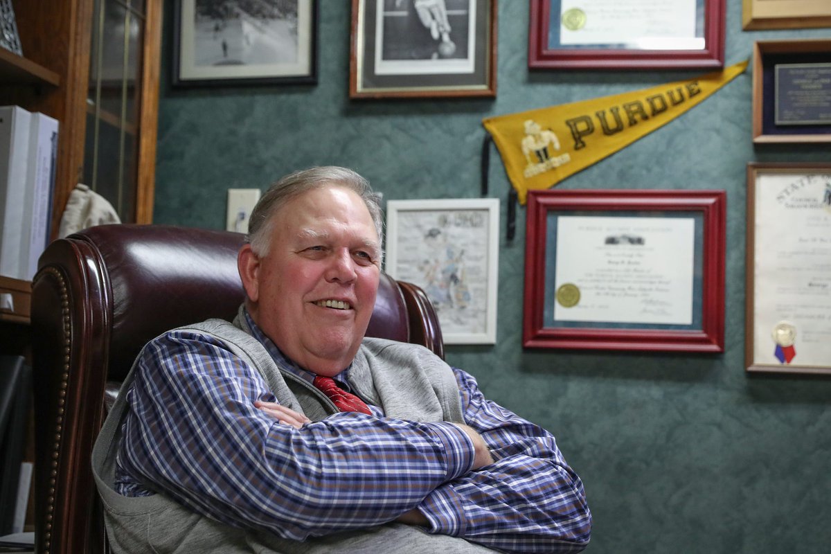 Purdue basketball's George Faerber (of Bee Window) and his ...